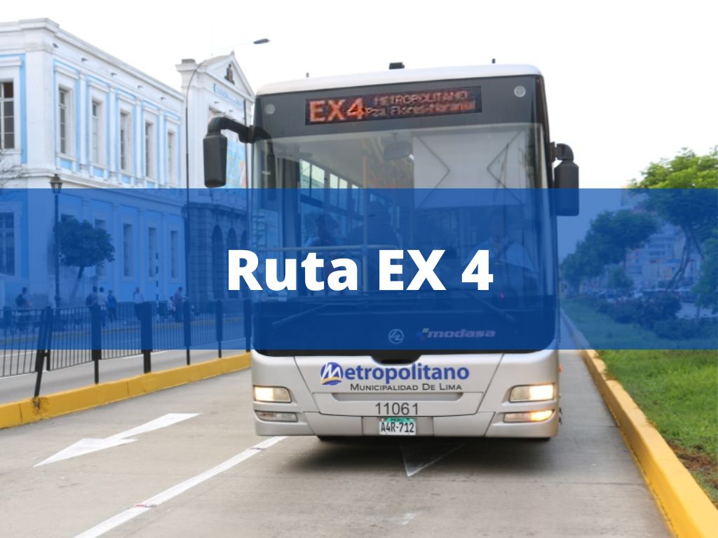 EXPRESO 4 Metropolitano Paraderos y Horarios 【2024】