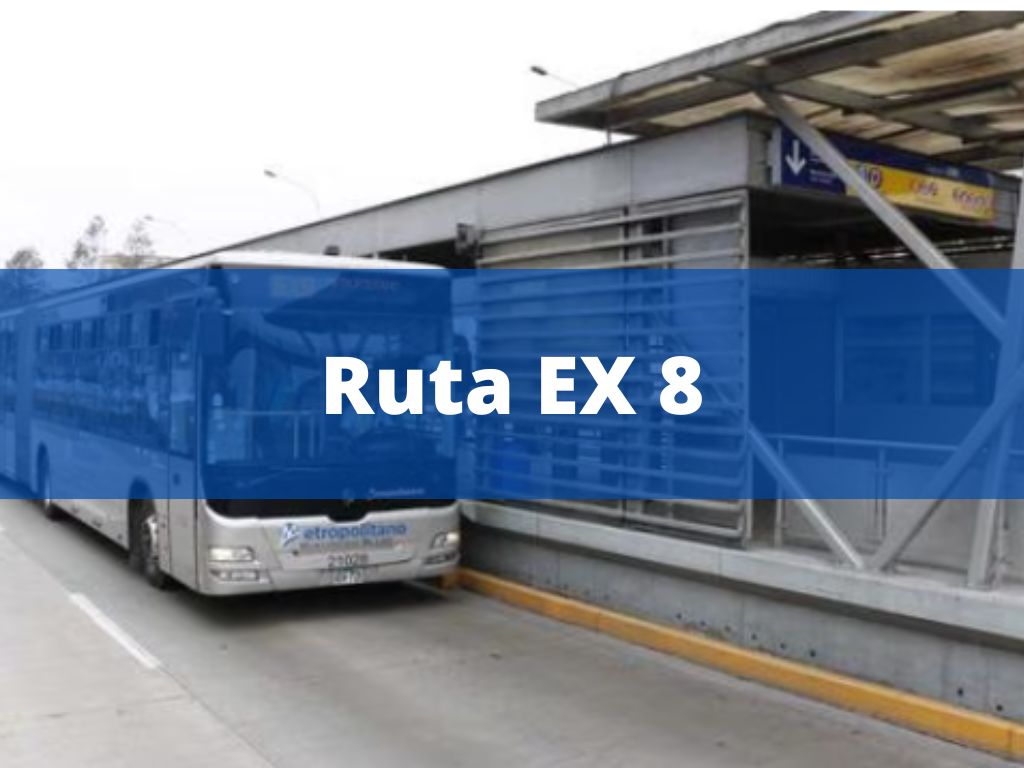 【Expreso 8 Metropolitano】 Paraderos y Horarios
