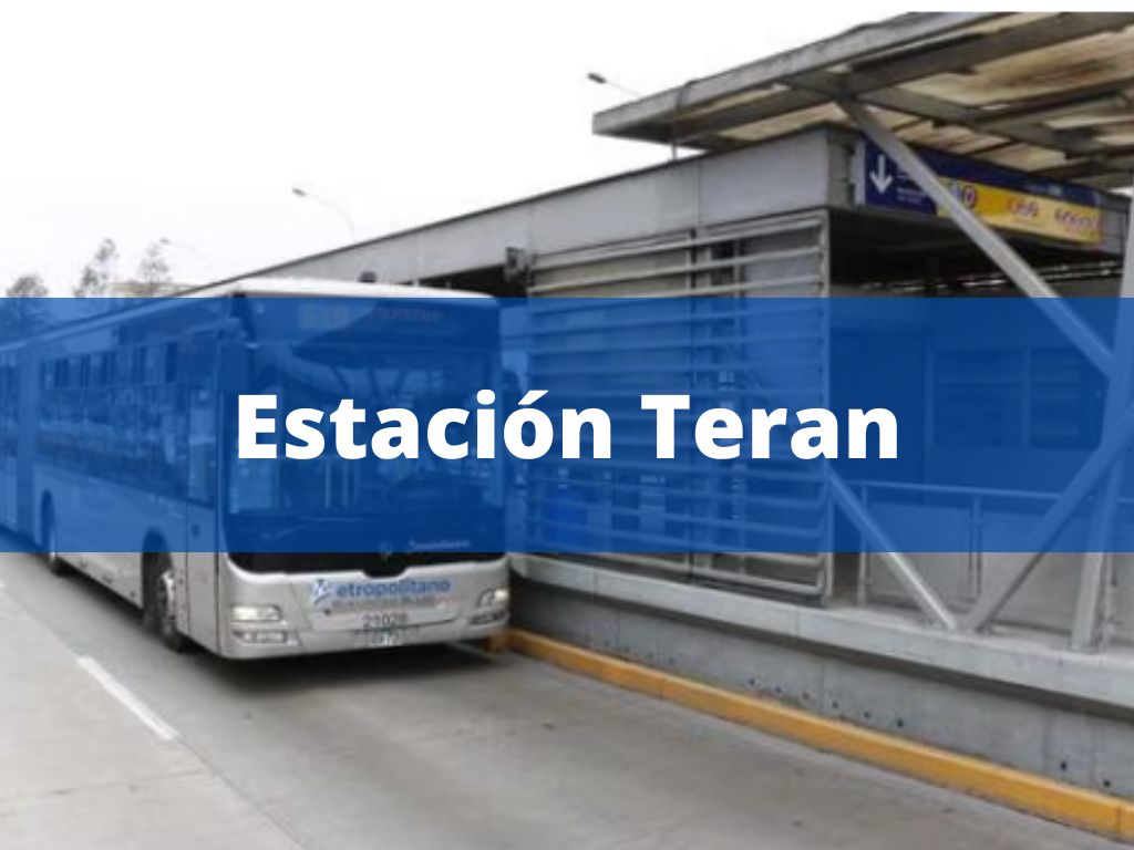 Estación Terán del Metropolitano: Linea de Buses | Dirección